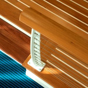Nautical Cable Railing Design - Hampton, VA - Keuka Studios