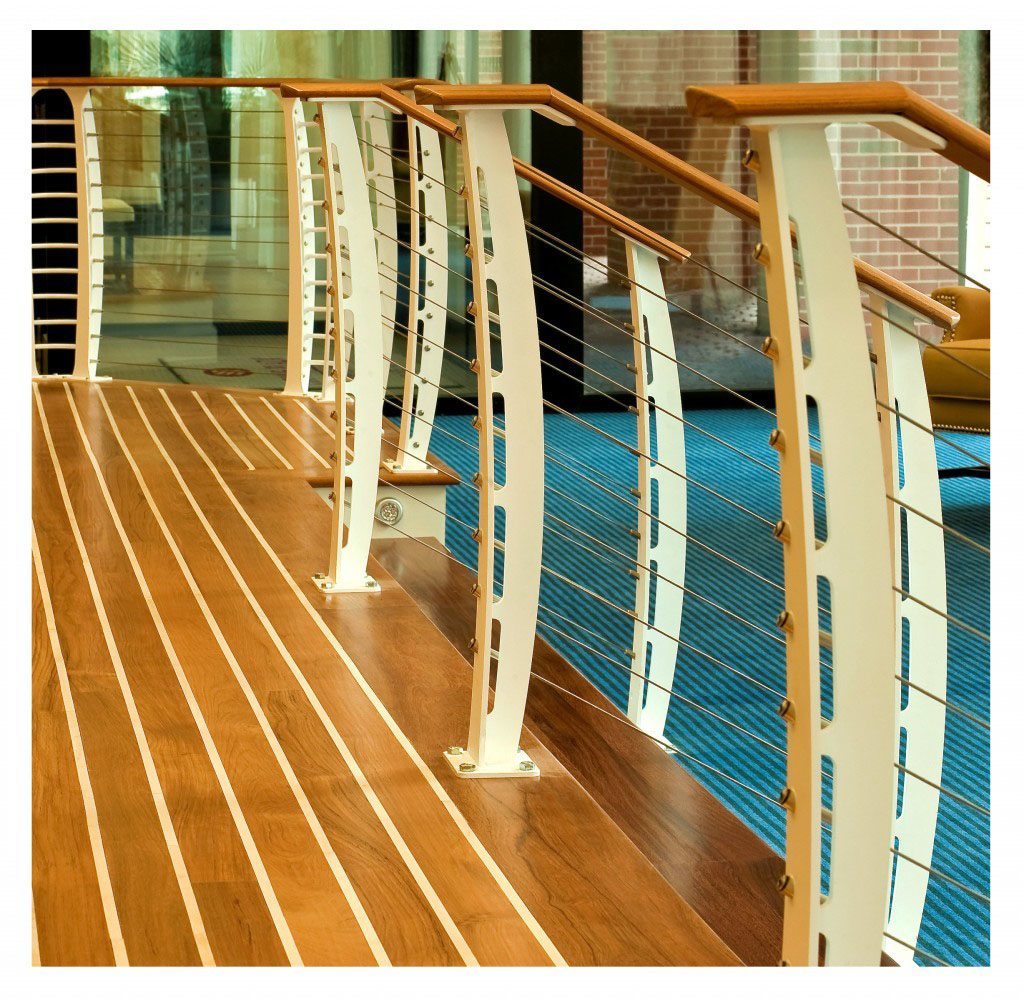 Commercial Cable Railing and Stairs | Keuka Studios