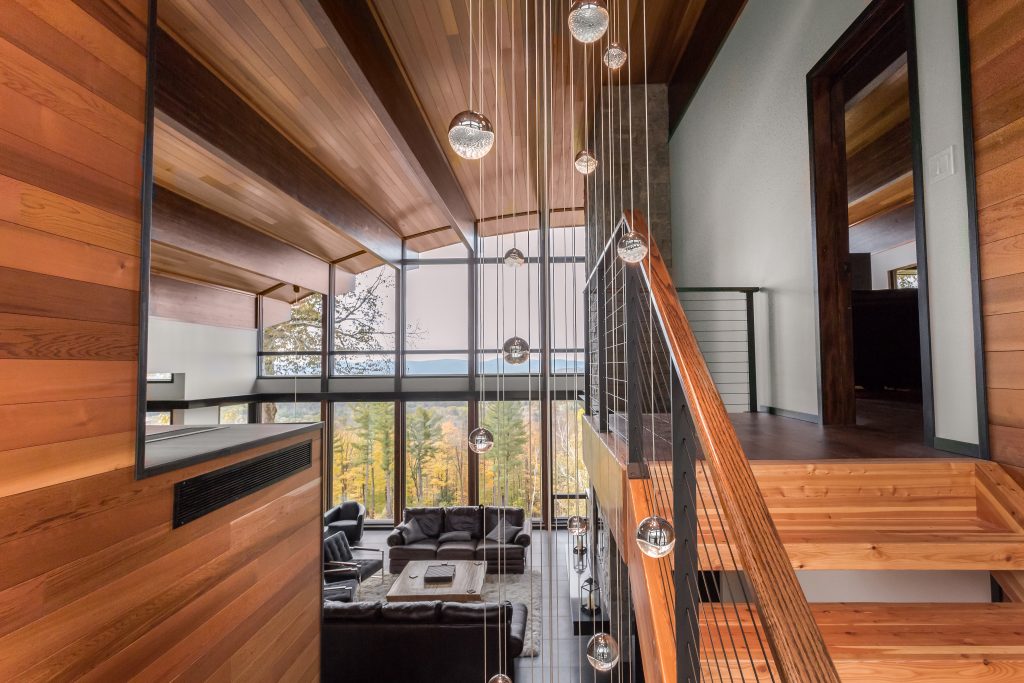 Modern Cable Railing - Keuka Studios