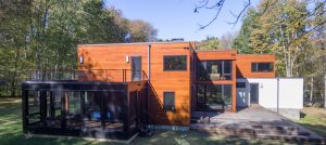 Rooftop Deck Cable Railing - Keuka Studios