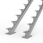 Metal Stair Stringers - Styles and Construction - Keuka Studios