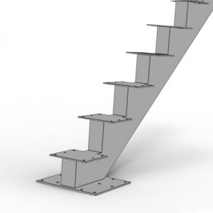 Metal Stair Stringers - Styles and Construction - Keuka Studios