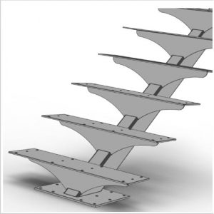 Metal Stair Stringers - Styles and Construction - Keuka Studios