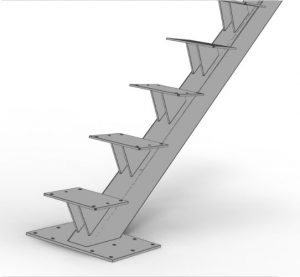 Metal Stair Stringers - Styles and Construction - Keuka Studios
