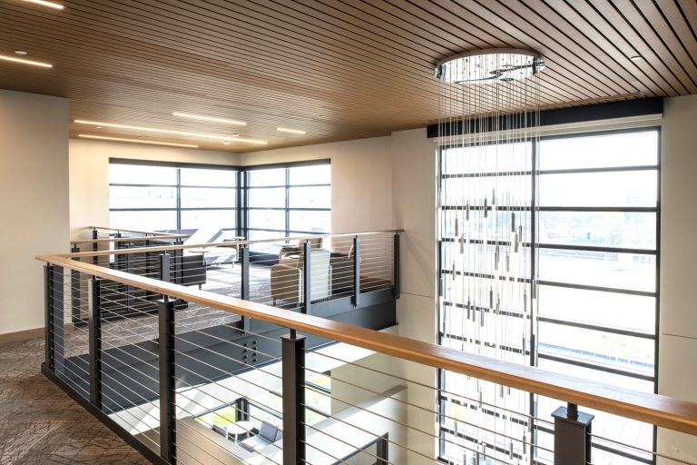 Atrium Cable Railing Ideas - Keuka Studios