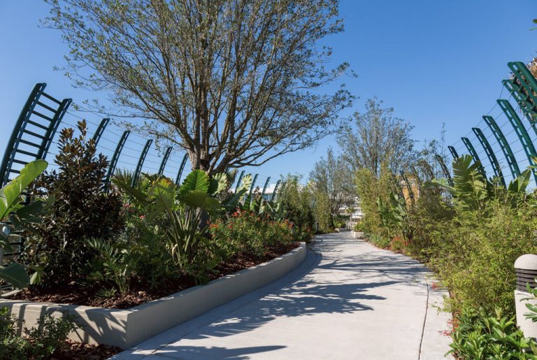 Pedestrian Bridges with Cable Railings - Keuka Studios