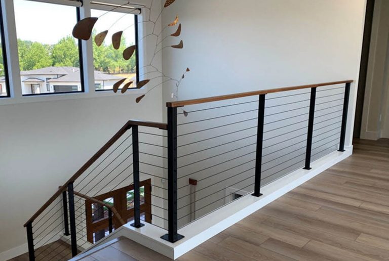 Black Cable Railings - Interior Design Ideas - Keuka Studios