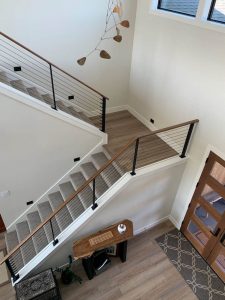 Black Cable Railings - Interior Design Ideas - Keuka Studios
