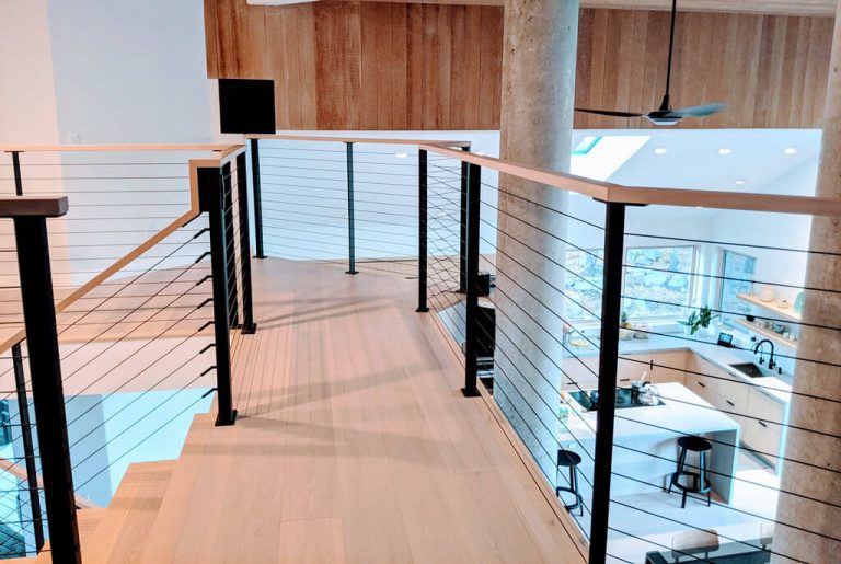 Black Cable Railings - Interior Design Ideas - Keuka Studios