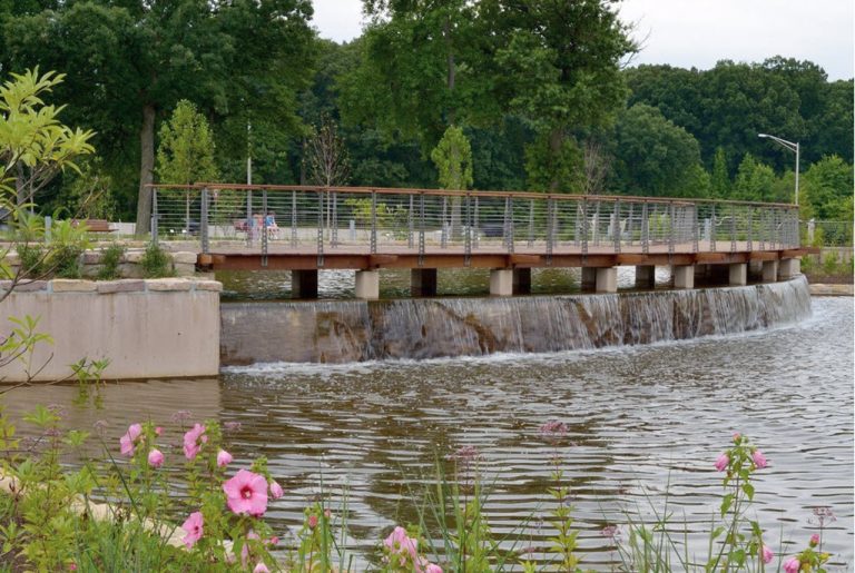Pedestrian Bridges with Cable Railings - Keuka Studios