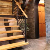 Metal Stair Stringers - Styles and Construction - Keuka Studios