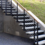 Metal Stair Stringers - Styles and Construction - Keuka Studios