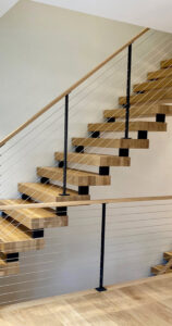 Distinctive Double Stringer Stair Styles - Keuka Studios